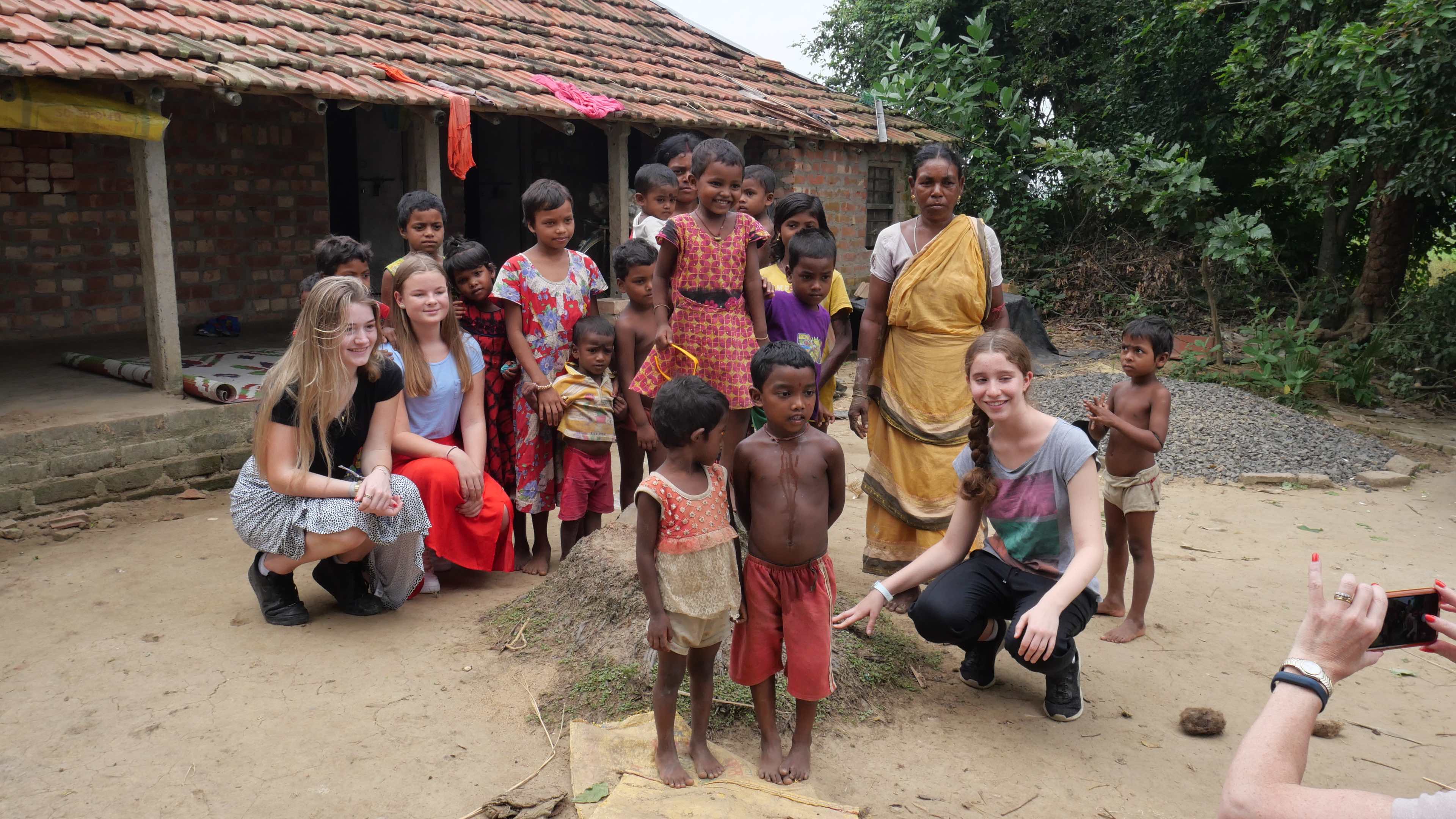 Donor field visit with Artemis – Shivia